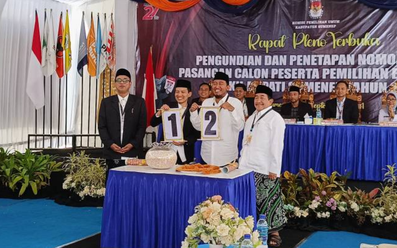 Pilkada Sumenep: FINAL Nomor Urut 1, FAHAM Nomor Urut 2 | Madura Today